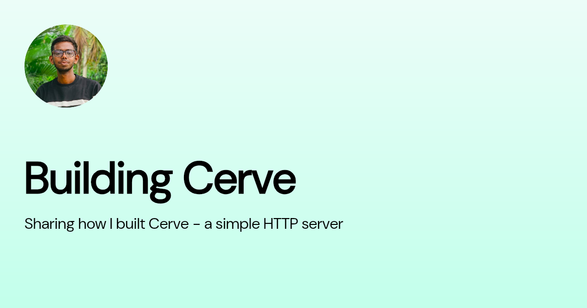 Building Cerve | Sahithyan K.